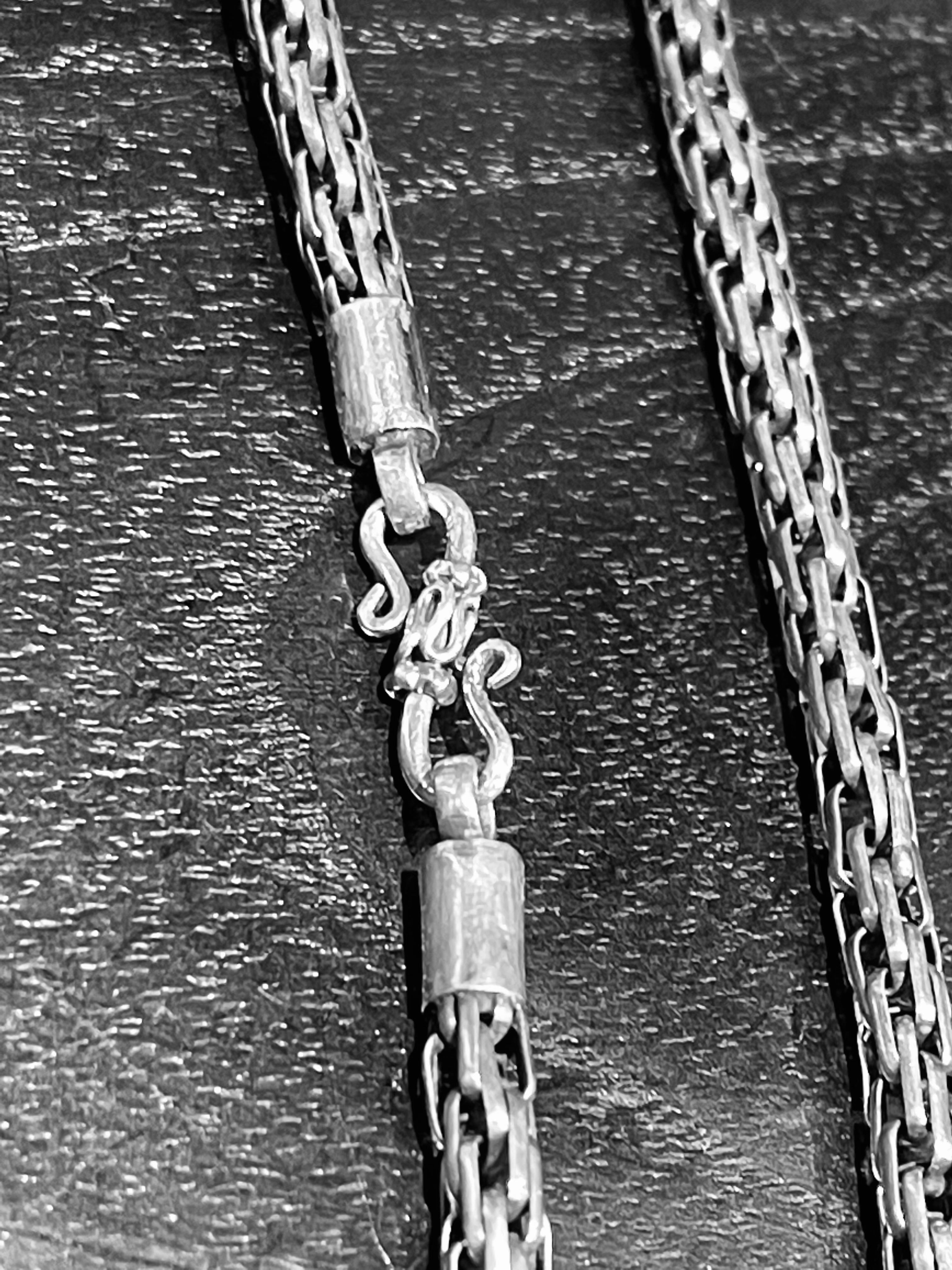 women's sterling silver chains | Handmade silver chains – Floating Lotus