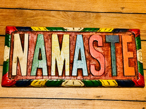 Namaste Sign - Floating Lotus